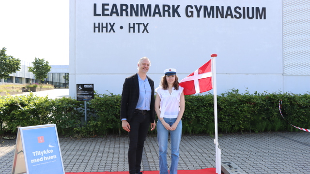 TILLYKKE til Anna, som er årets første HHX-student