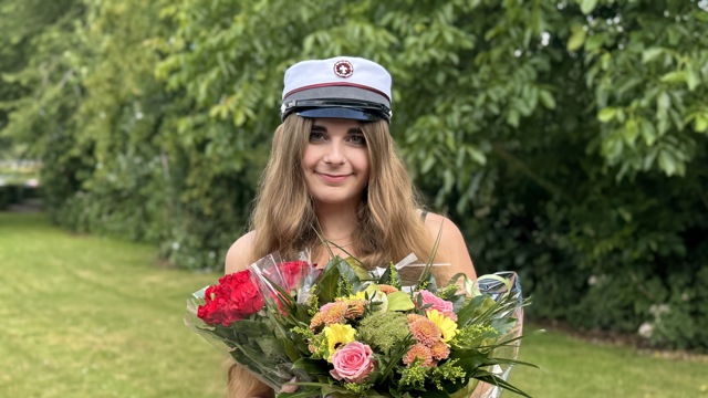 Freja er sommerens første EUX-student på Learnmark Business