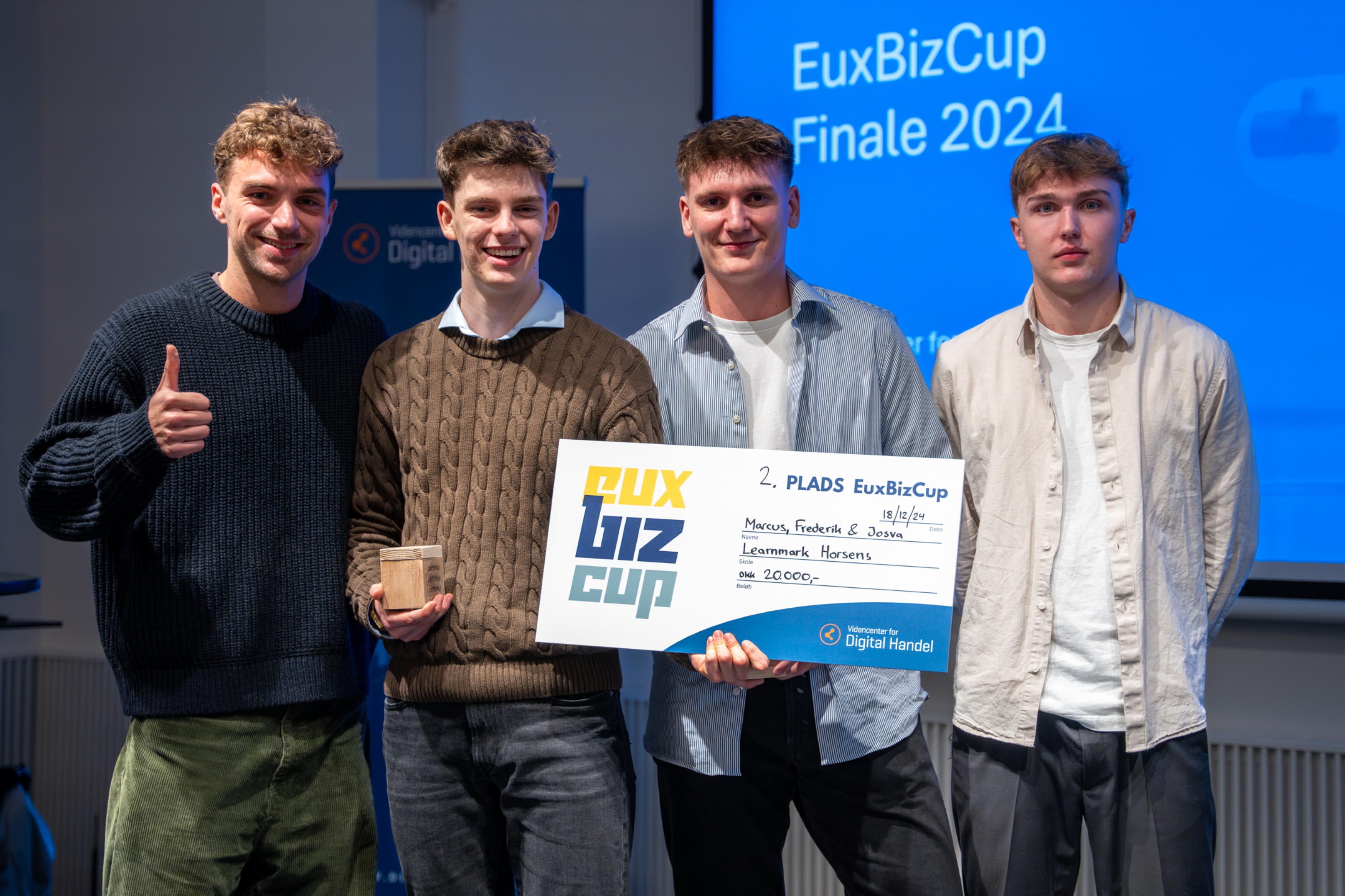 EUX Business-elever vinder 20.000 kr. i konkurrence om digital handel
